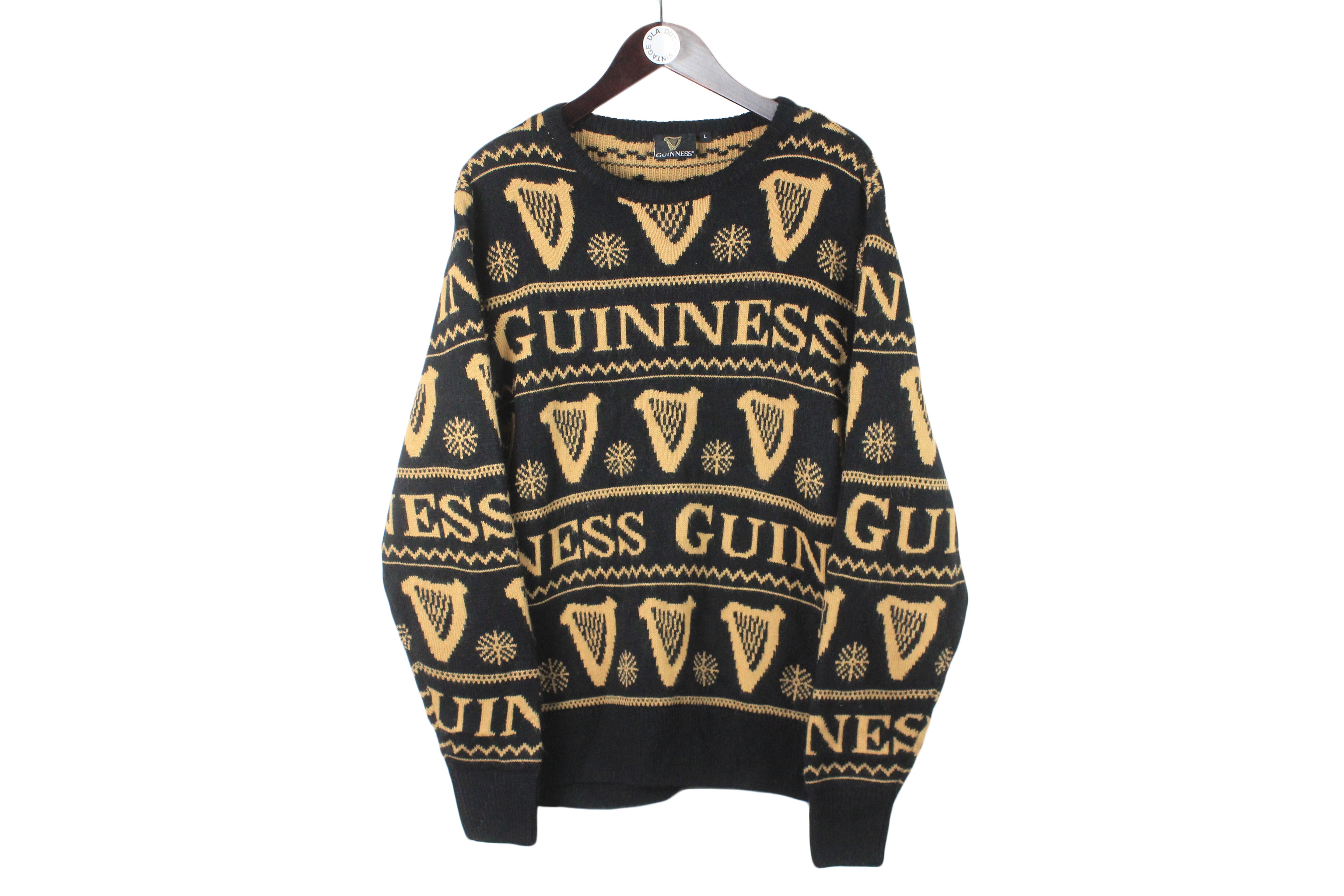 Vintage Guinness Sweater Large – dla dushy