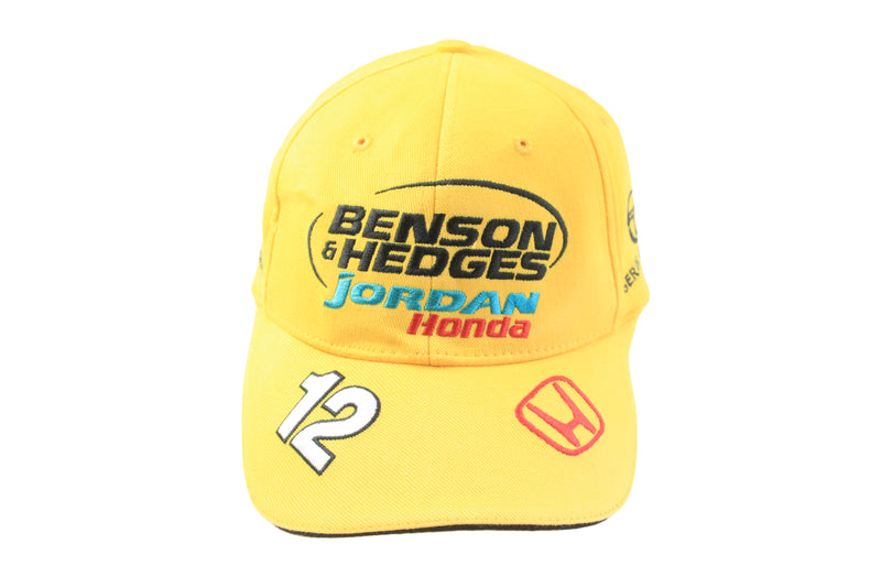 Vintage Jordan Honda Benson & Hedges F1 Team Jean Alesi Cap – dla dushy