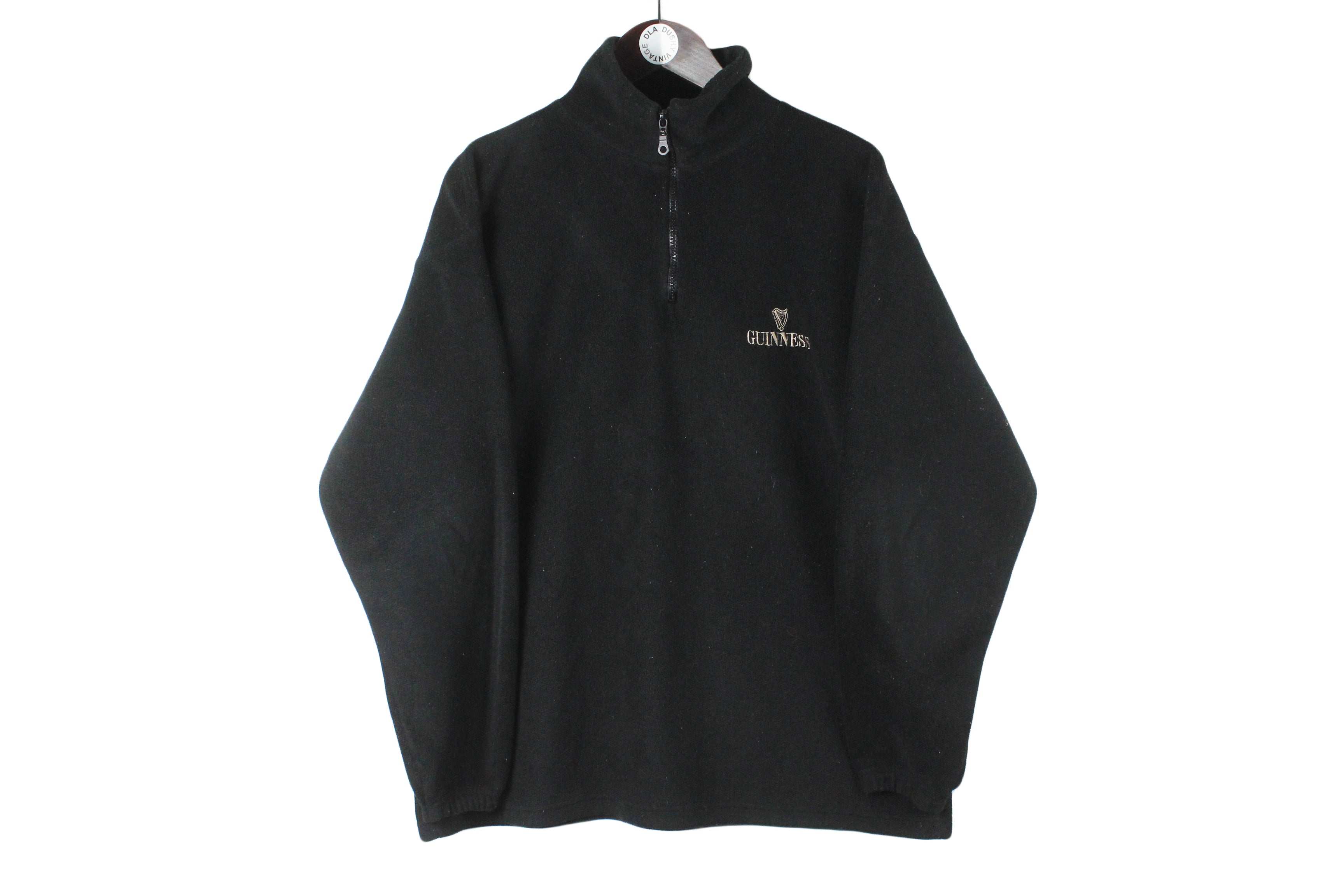 Vintage Guinness Fleece 1/4 Zip Medium – dla dushy