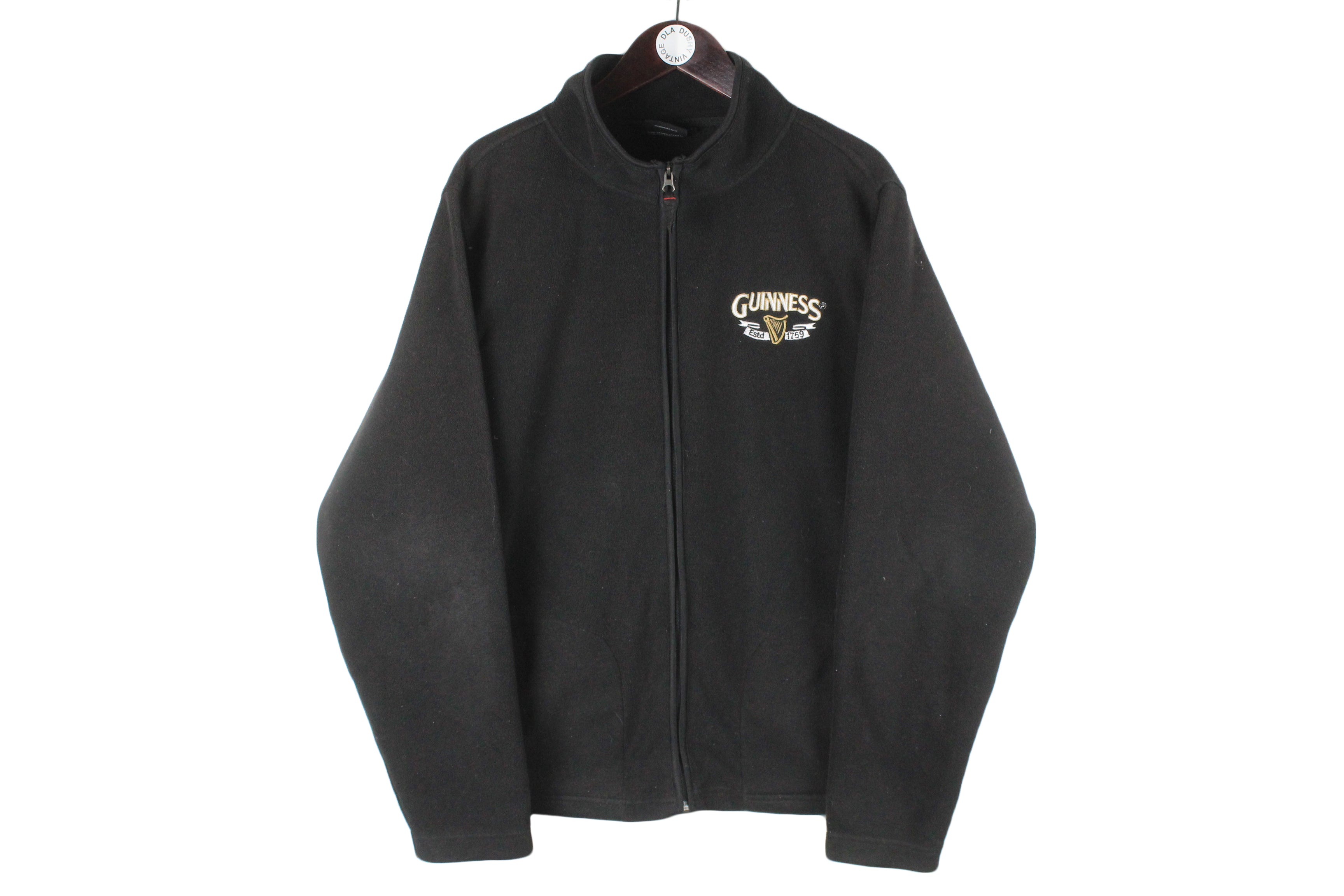 Vintage Guinness Fleece Large – dla dushy