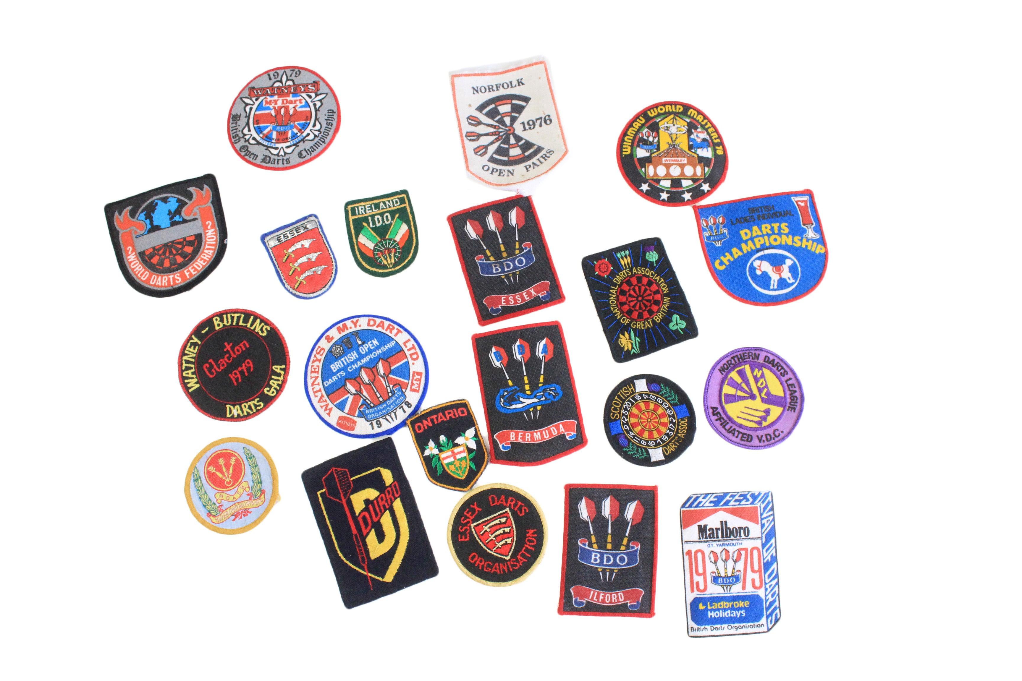 Vintage Darts Patches – dla dushy