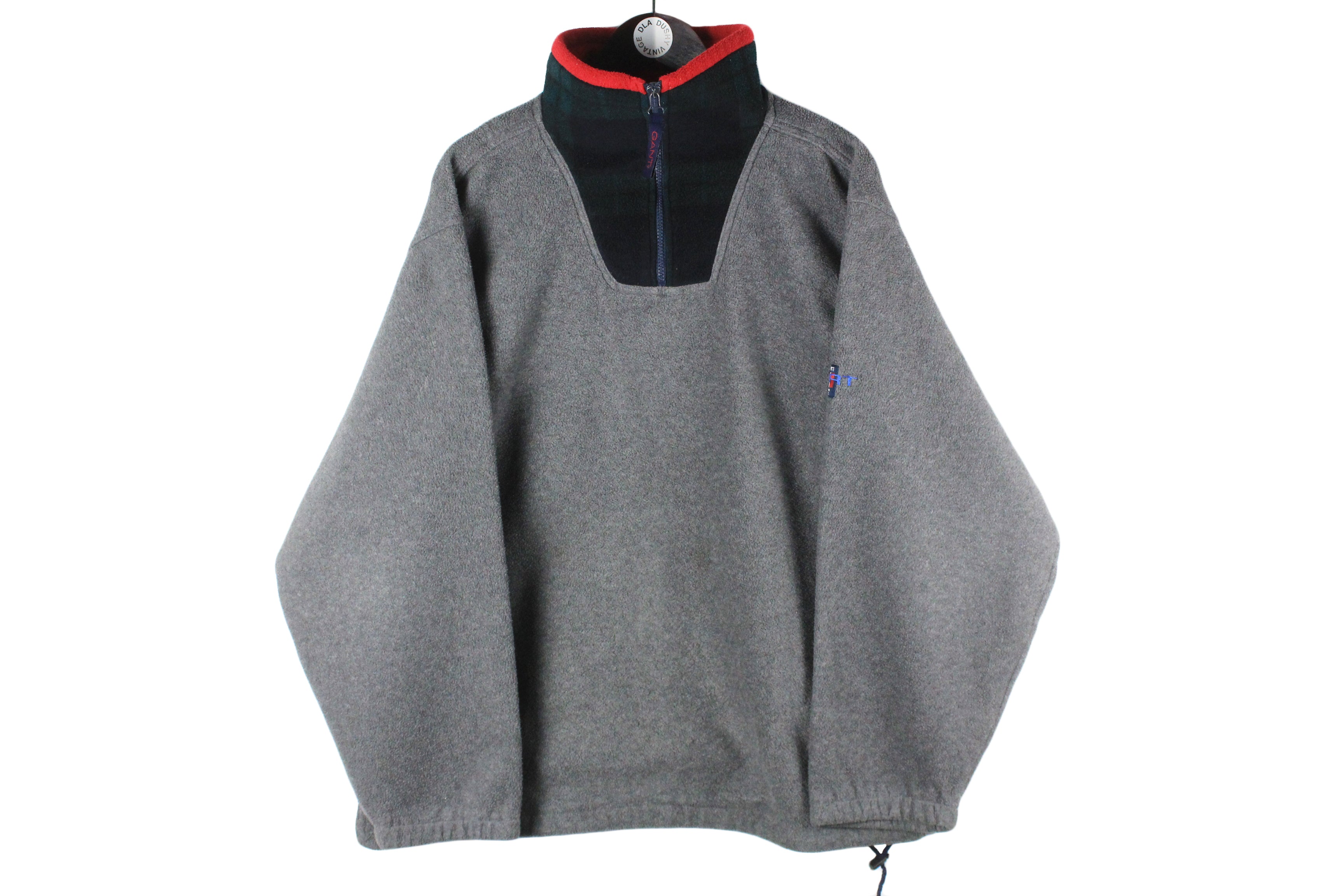 Vintage Gant Fleece 1/4 Zip XLarge – dla dushy