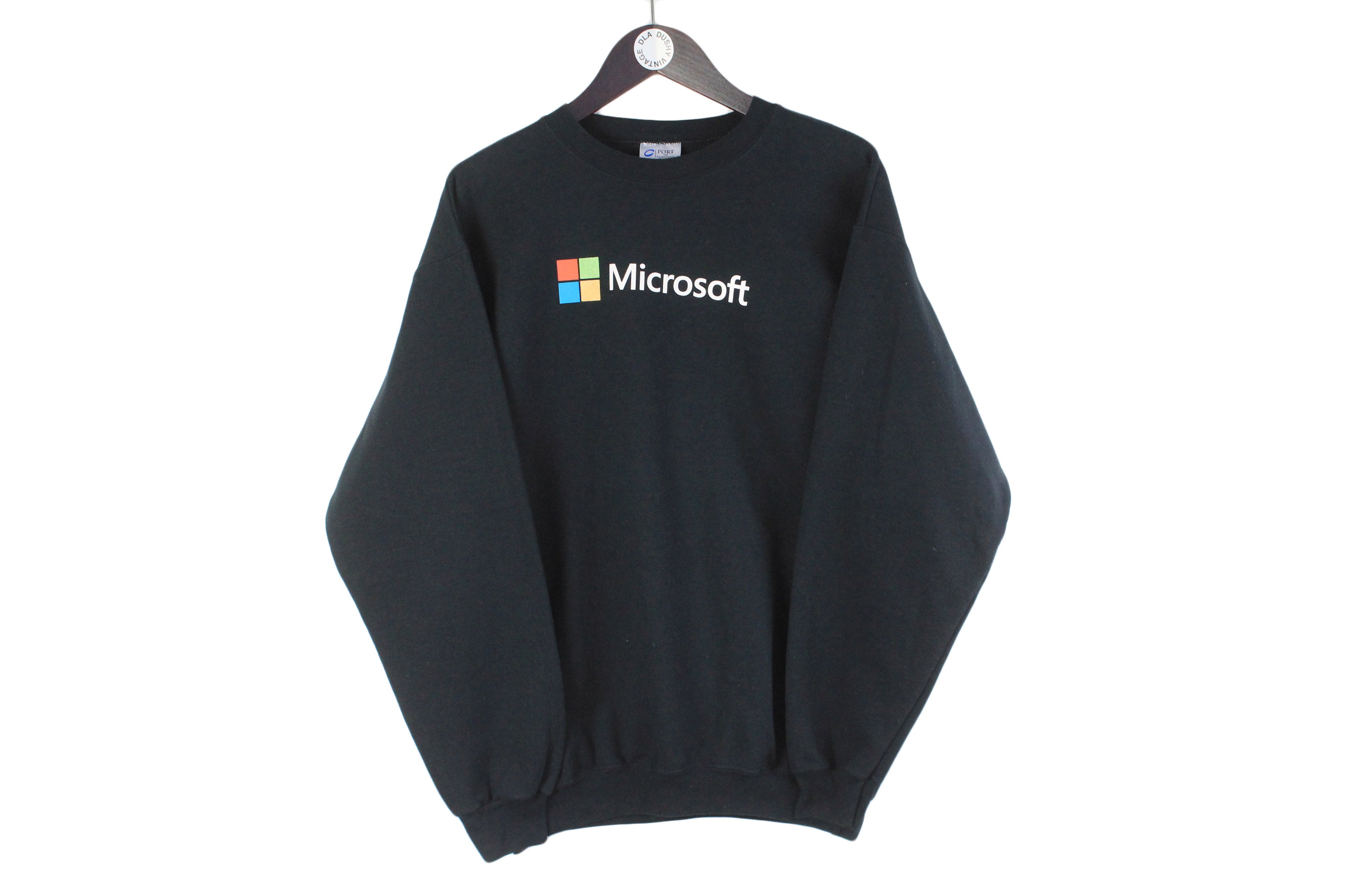 Vintage Microsoft Sweatshirt Medium – dla dushy