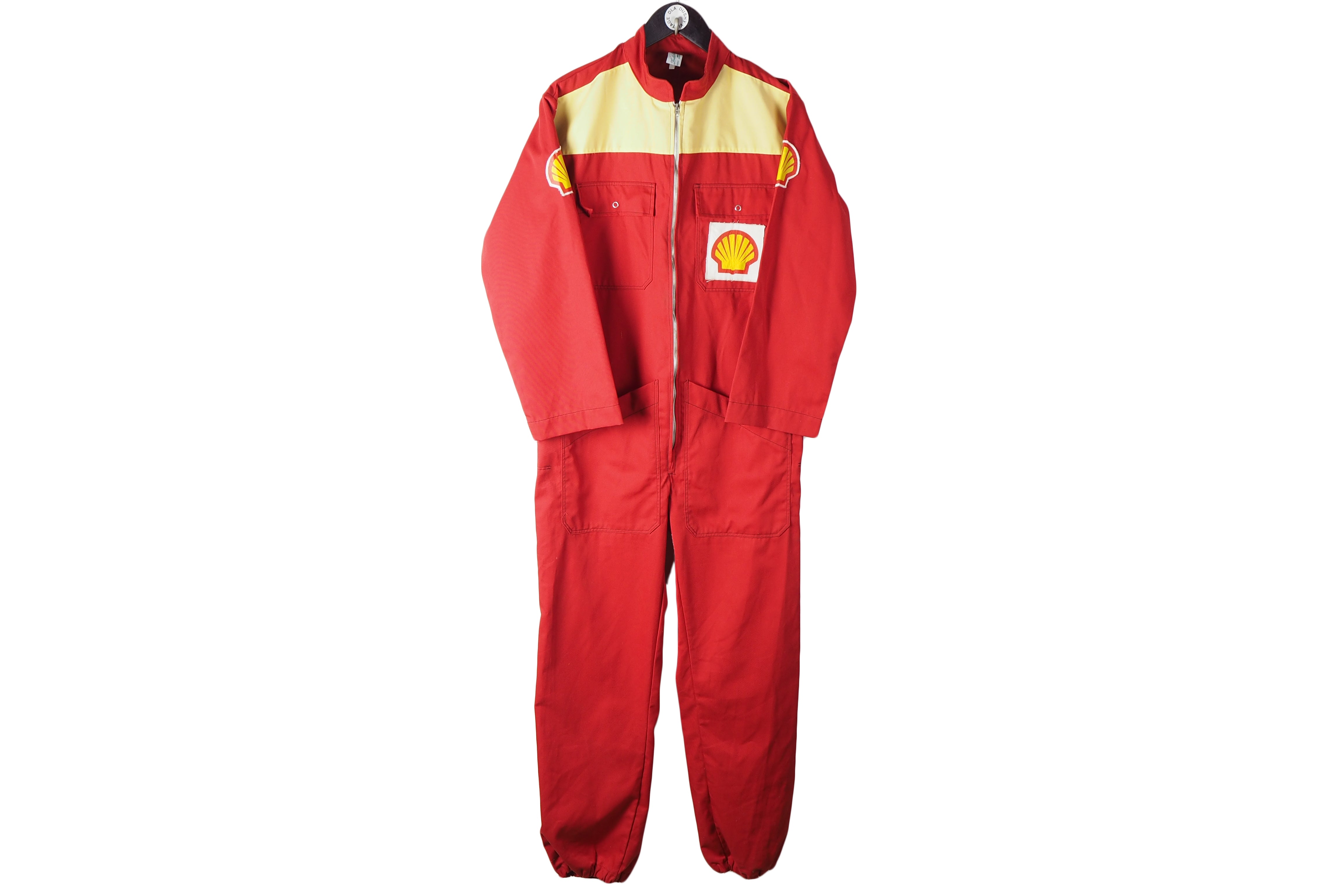 Vintage Shell Racing Suit Coveralls Small – dla dushy