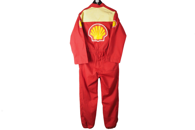 Vintage Shell Racing Suit Coveralls Small – dla dushy